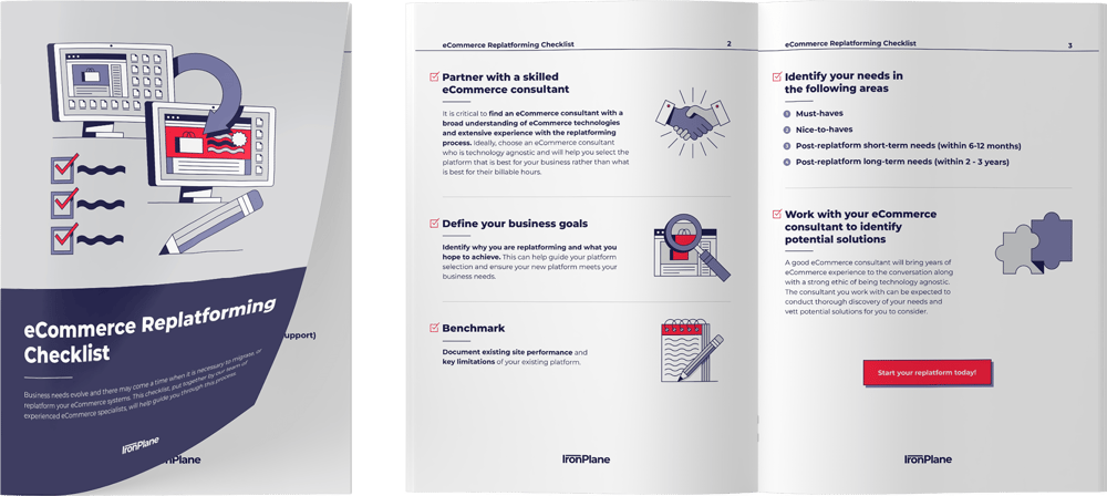 eCommerce Replatforming Checklist | IronPlane